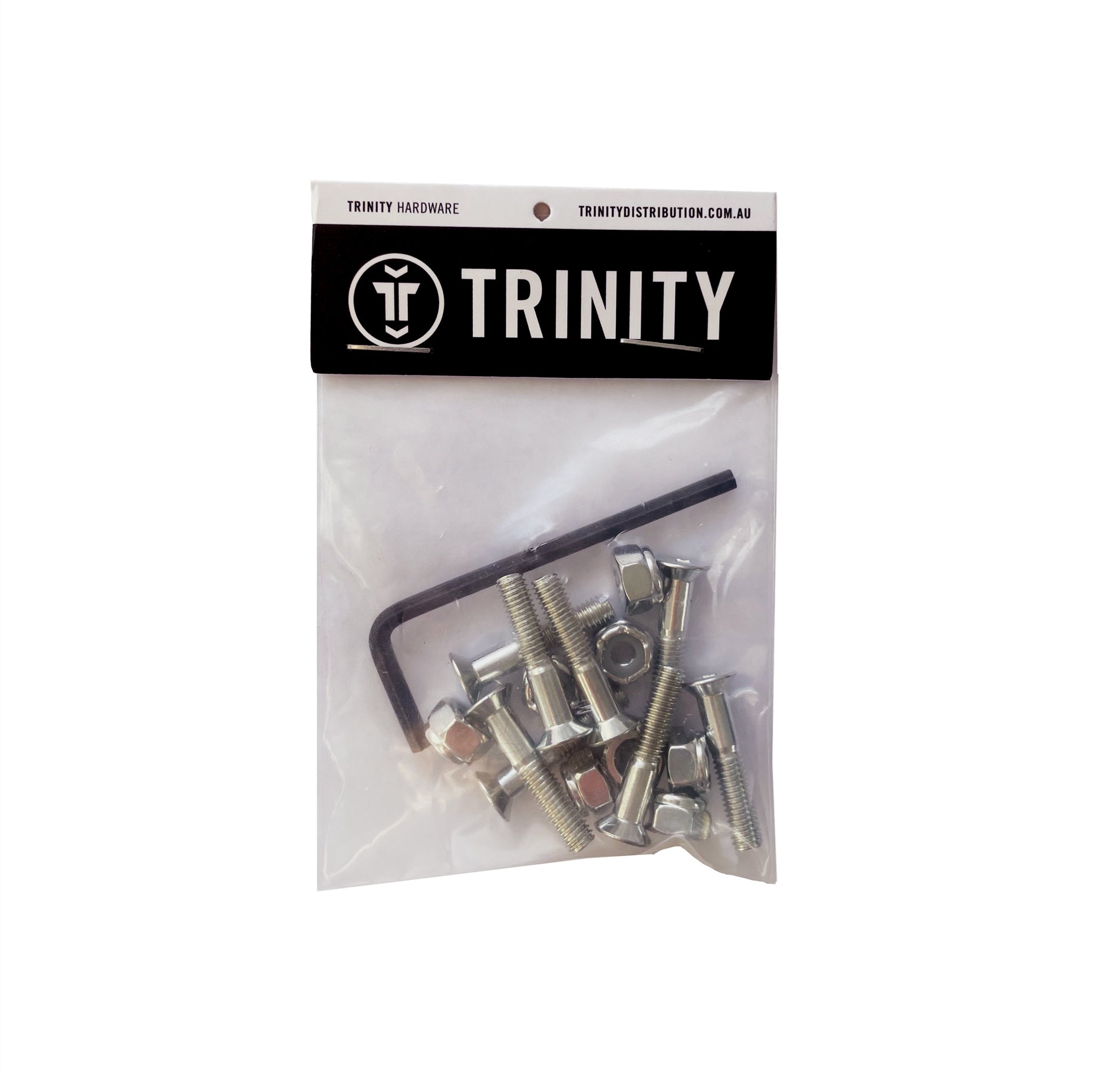 TRINITY BOLTS 1 INCH SILVER ALLEN – GECKO SKATE